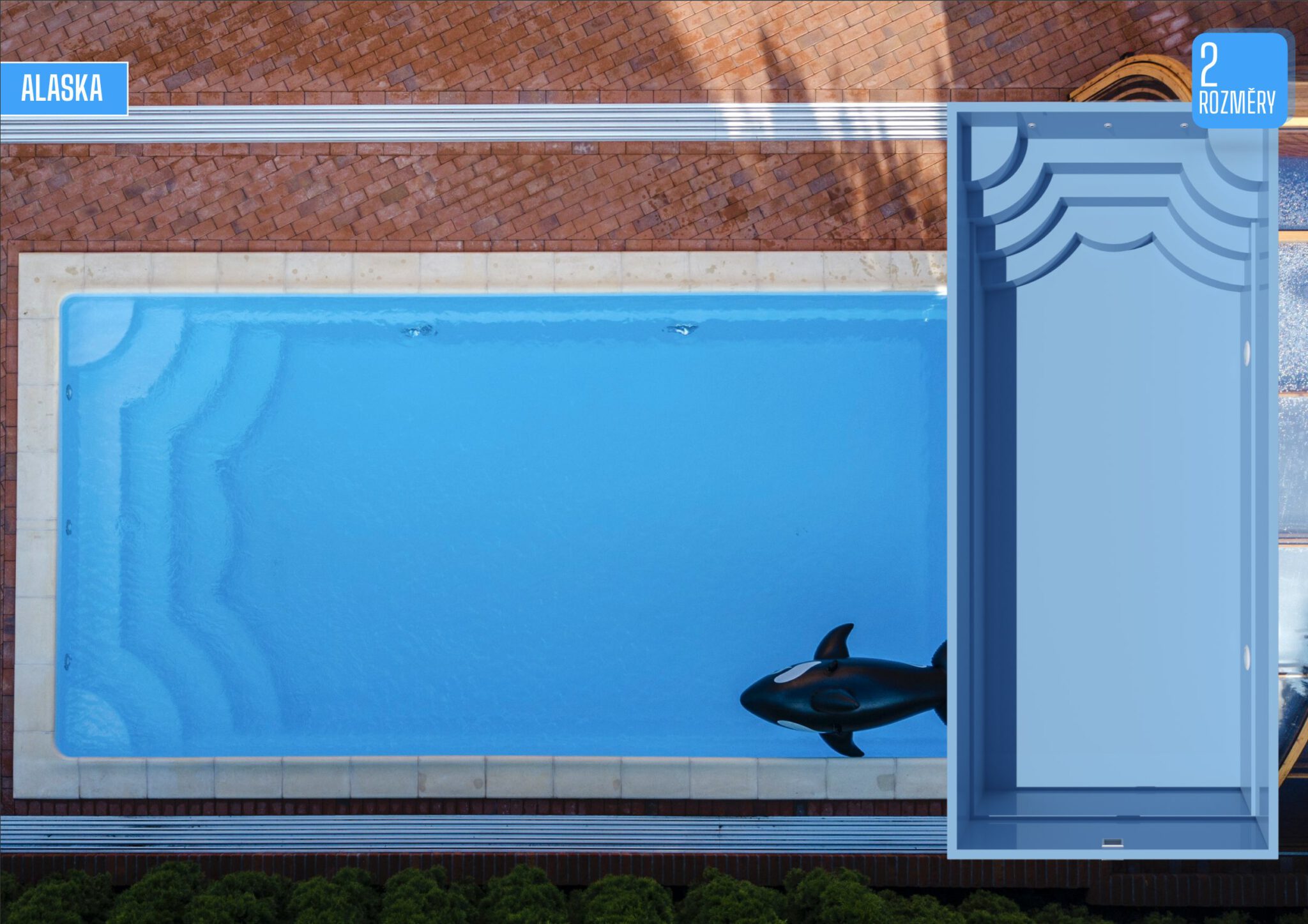 FIBERGLASS POOL ALASKA - www.PoolDo.cz